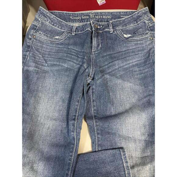 Simply Vera Vera Wang | Jeans | Simply Vera Wang Straight Leg Jeans Sz4 ...